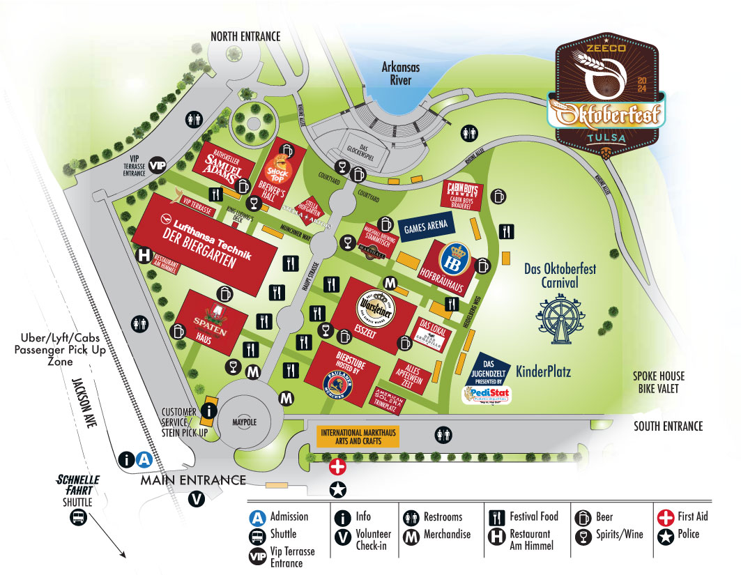 Festival Map - Tulsa Oktoberfest